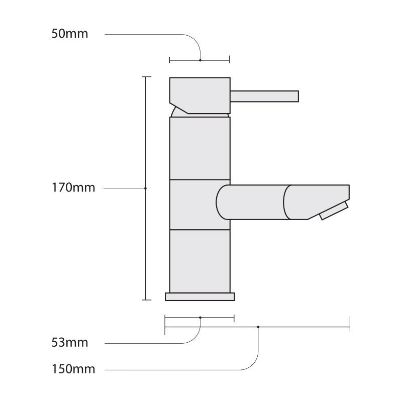 Basin Mixer with Long Handle | Cheryn